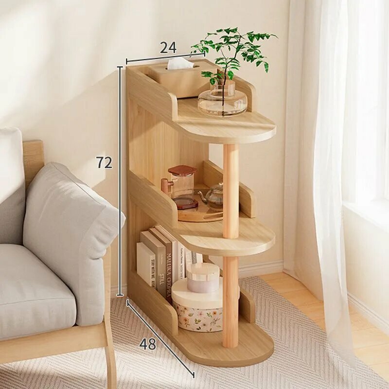 Гостиная, диван, спальня, кровать, щель, стойка для хранения, шкаф, небольшая книжная полка24х48х72 см, 1 шт.