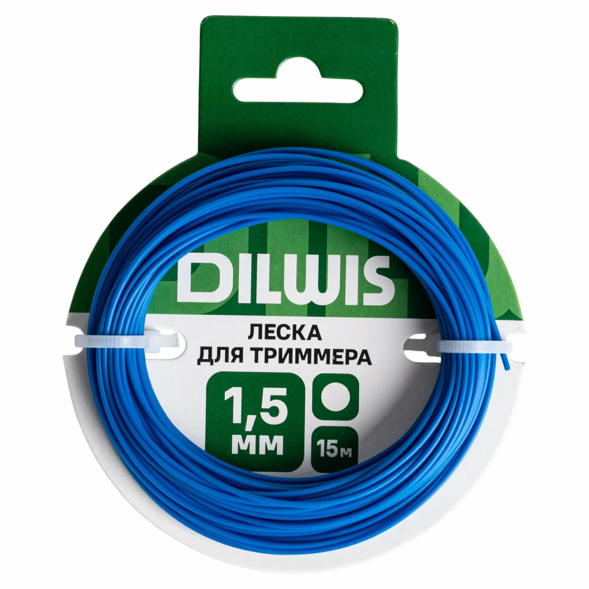 DILWIS леска 1.5 мм, длина 15 м прочная монофильная леска для ловли рыбы на спиннинг