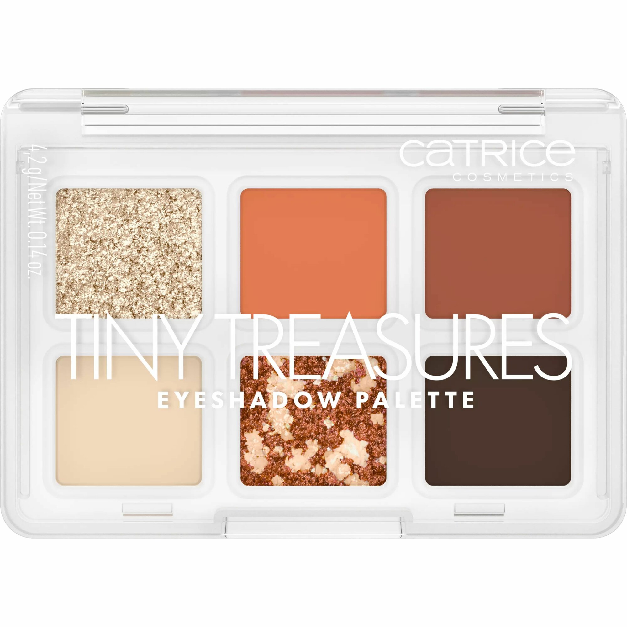 Восхитительная палетка Теней для Век CATRICE (Катрис) Tiny Treasures Eyeshadow Palette - 030 Heat It Up (Высокие Градусы)