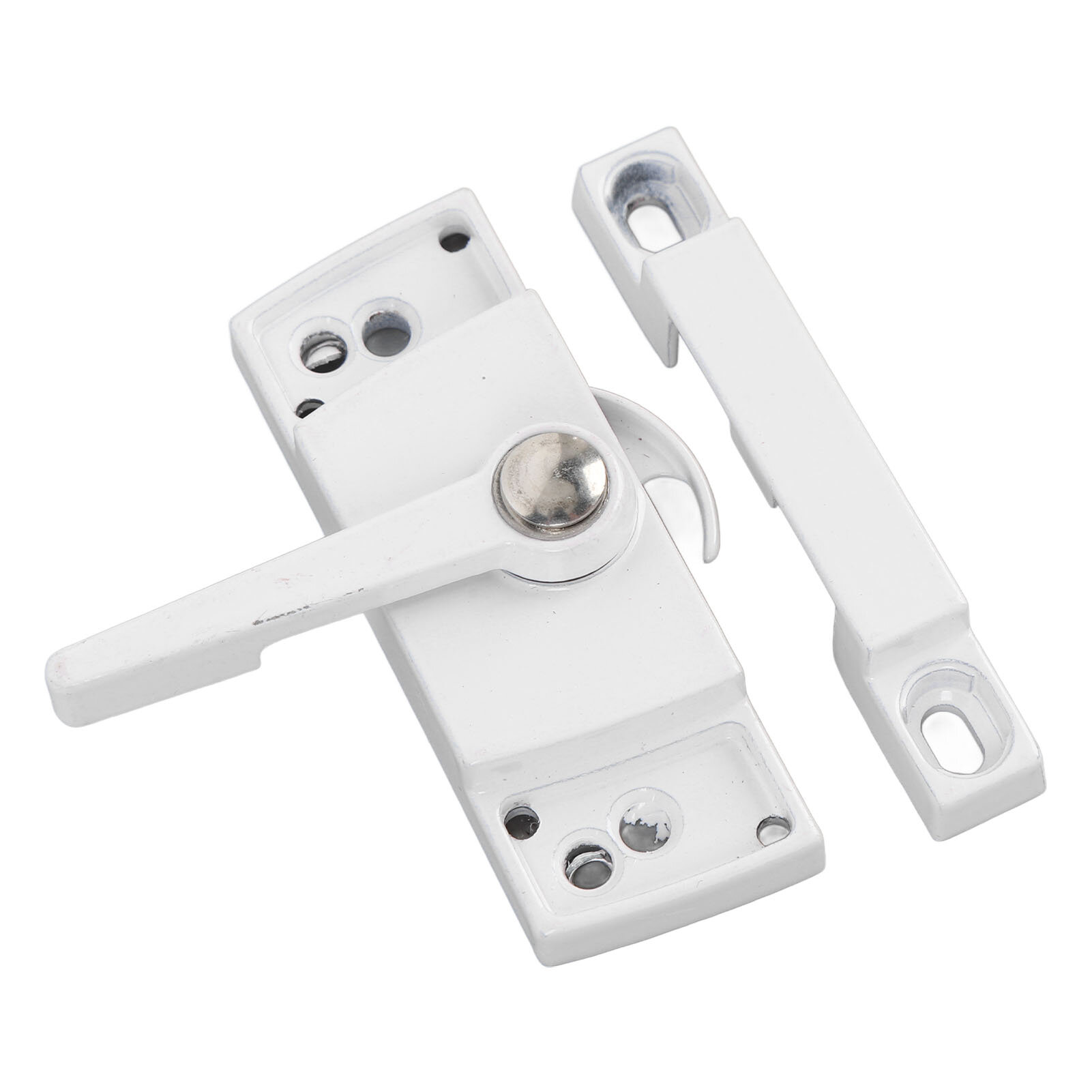 2 комплекта раздвижных оконных створок, замок из цинкового сплава, алюминиевый сплав, кулачковый тип, левосторонний, белый