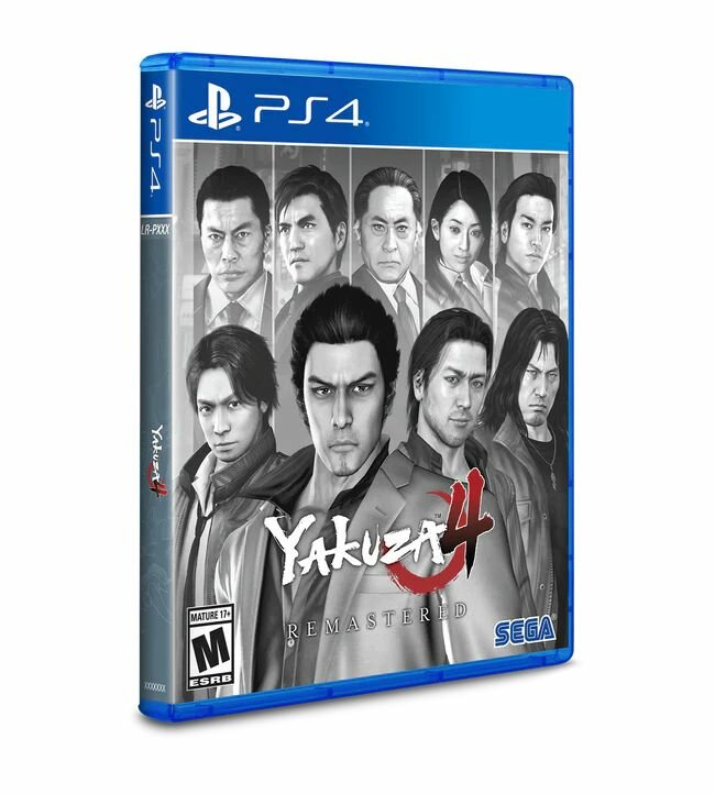 Yakuza 4 Remastered (LRG) , для PlayStation 4 / 5 , Blu-ray