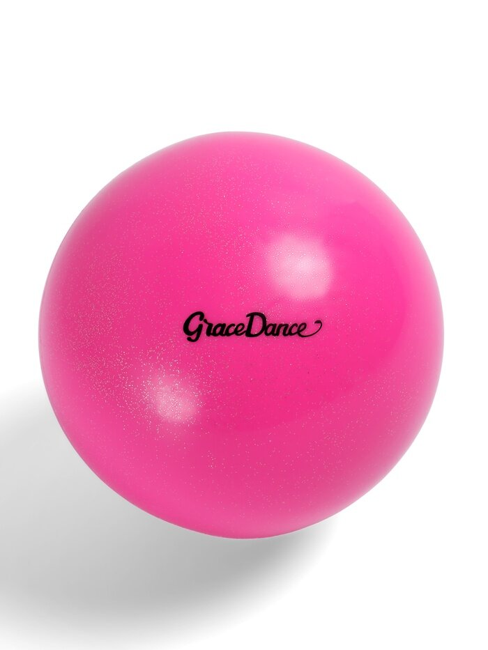 Мяч для художественной гимнастики Grace Dance 15 см, 280 г, цвет розовый 10899002