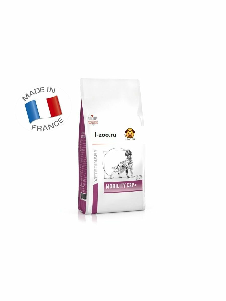 Mobility C2P+ Dog (7кг) Корм сухой полнорационный для взрослых собак с повышенной чувствительностью суставов. Ветеринарная диета.