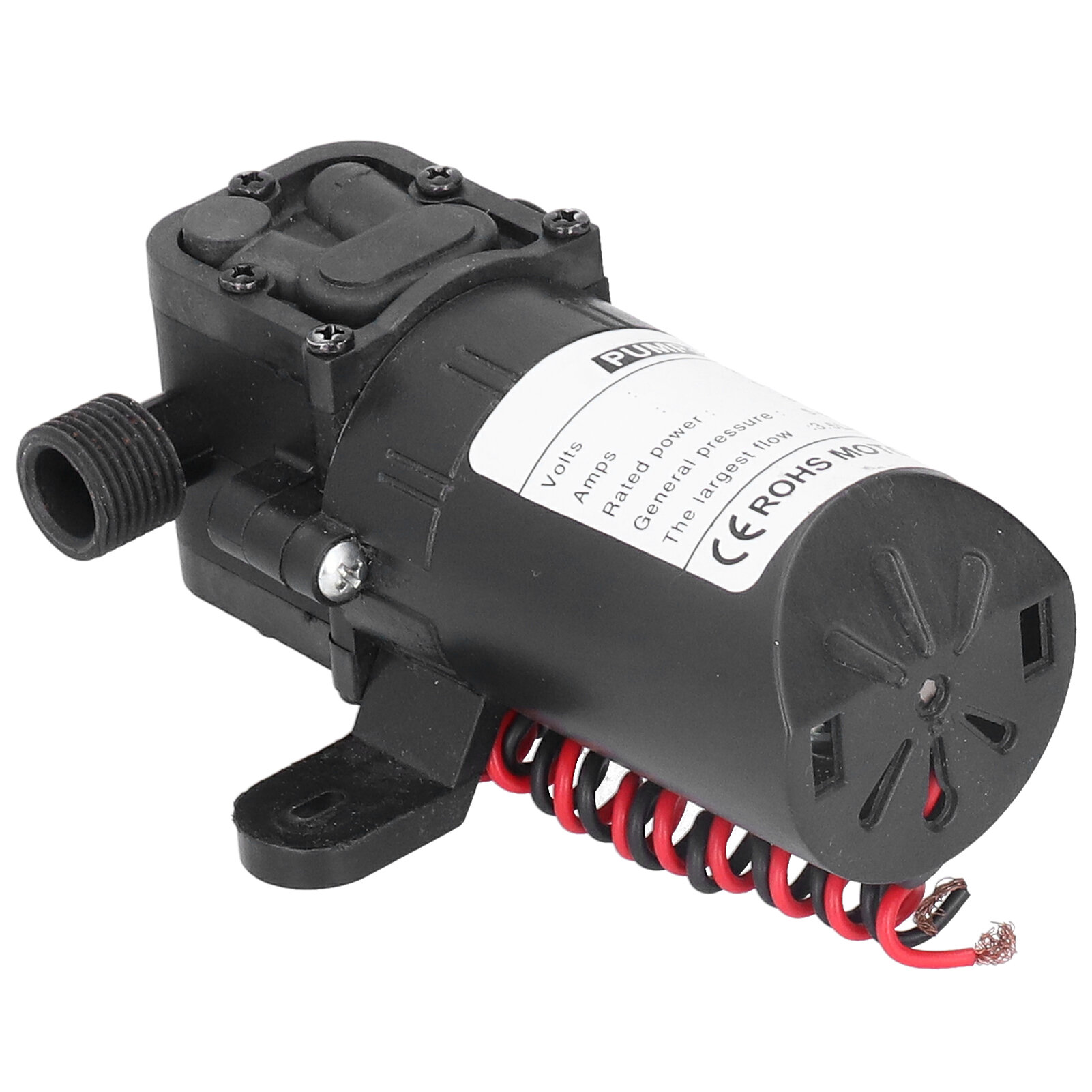 1/2-дюймовый интерфейсный насос Мембранный насос 24 В постоянного тока 36 Вт Самовсасывающий насос Водяной насос