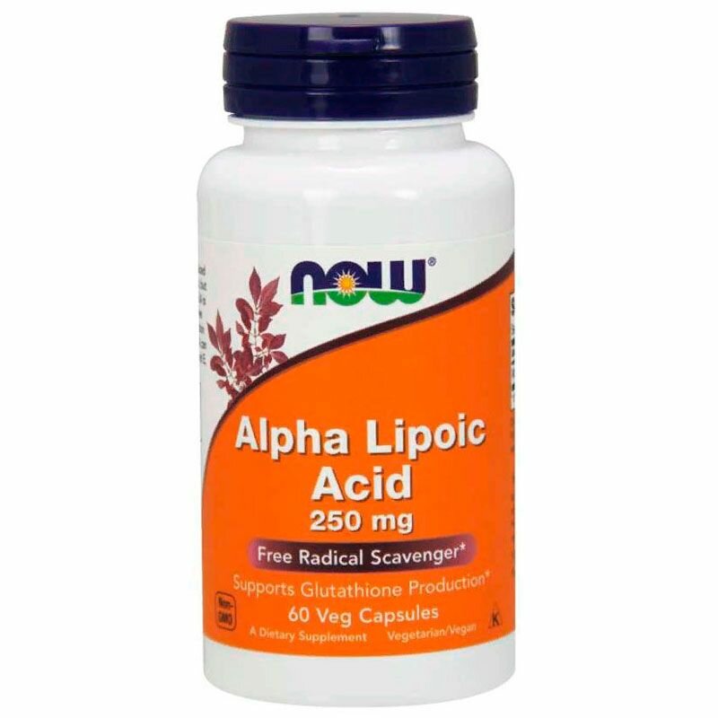Специальные препараты NOW Alpha Lipoic Acid 250 мг. (60 капс.)
