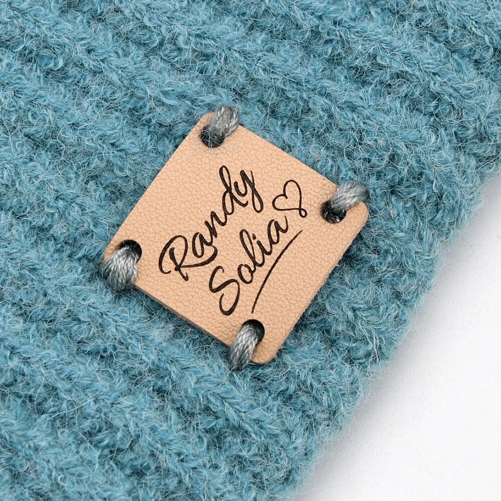 Кожаные швейные бирки ETERNALQUN 25 штук No.5 Color 25pcs