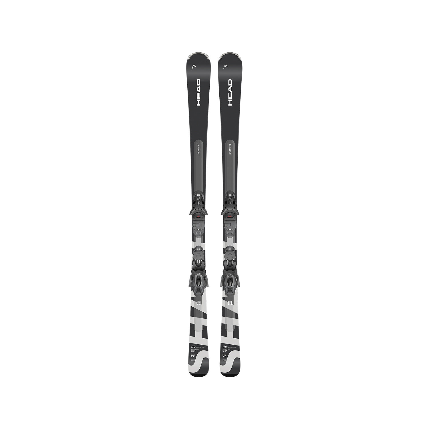 Горные лыжи с креплениями Head Shape V2 AMT-PR + PR 11 GW 25/26 , для мужчин , Черный
