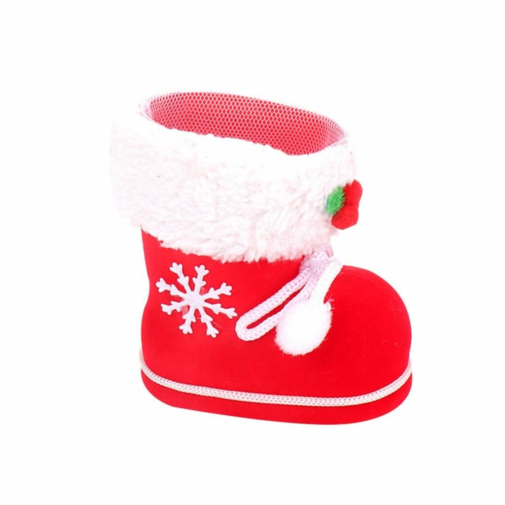 1 упаковка из 5 подарочных конфетных пакетов Christmas boots-маленький