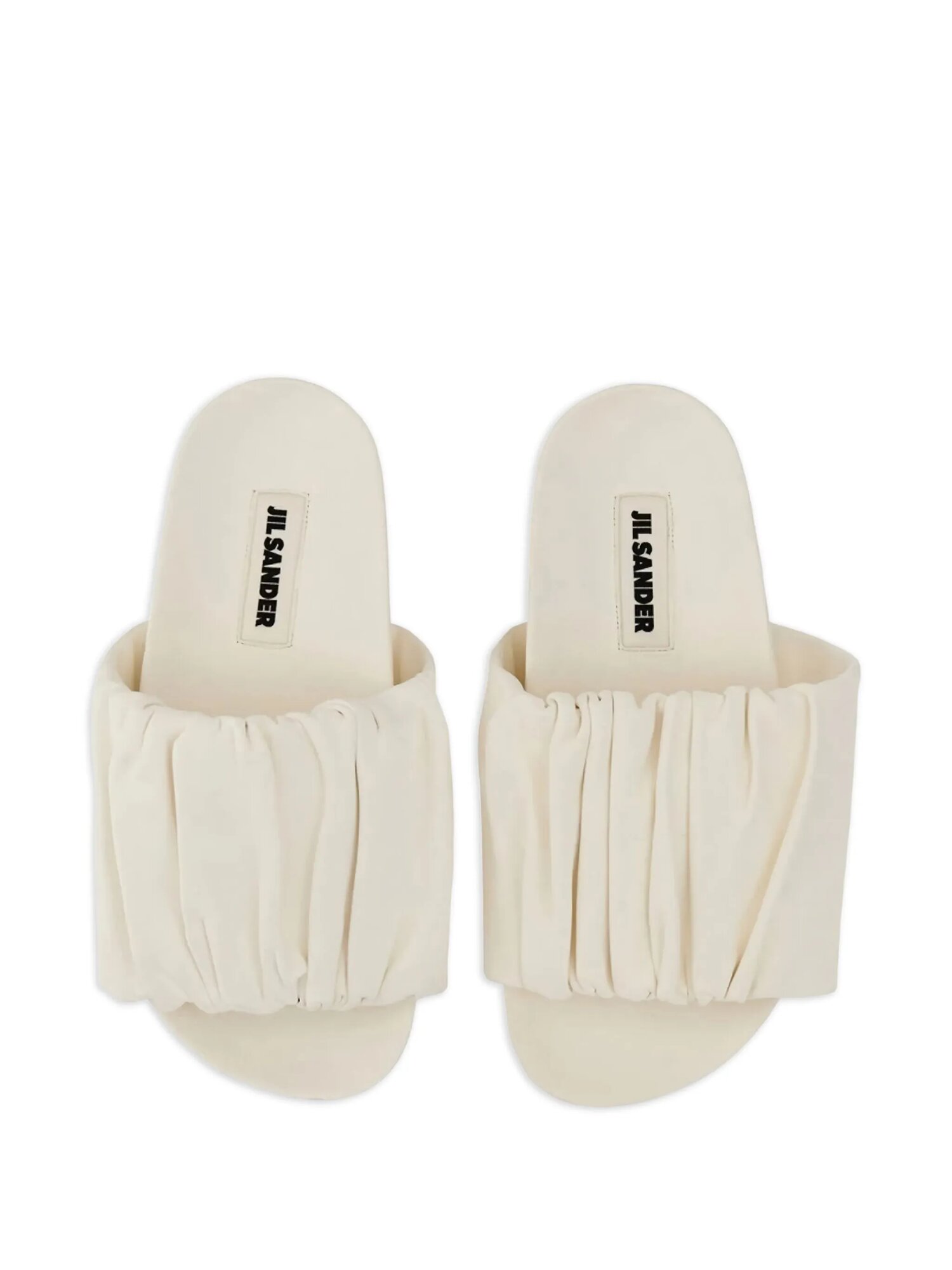 Босоножки Jil Sander Ruched-detail sandals, размер 38, разноцветный — фото 1