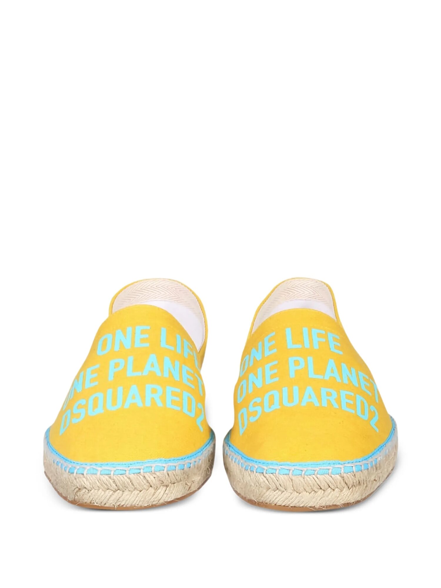Эспадрильи DSQUARED2 Logo espadrilles, размер 40, светло-желтый — фото 1
