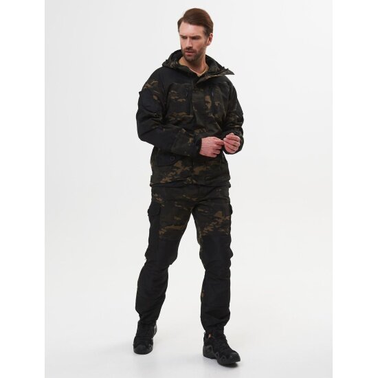Костюм демисезонный Huntsman Горка-5 Сombo ткань Смесовая Рип-Стоп/Cat's Eye цвет Мультикам City/Черный размер 56-58/182-188