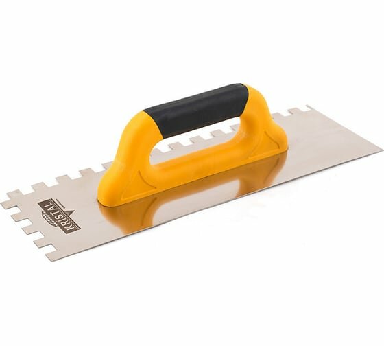 Гребёнка профессиональная KRISTAL 350х120мм, зуб 12х12 нержавейка, закрытая ручка