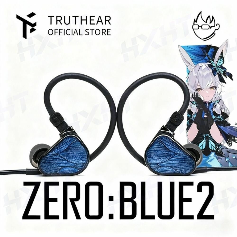 TRUTHEAR Zero: BLUE2 Проводные HIFI Внутриканальные Двойные Динамические Наушники