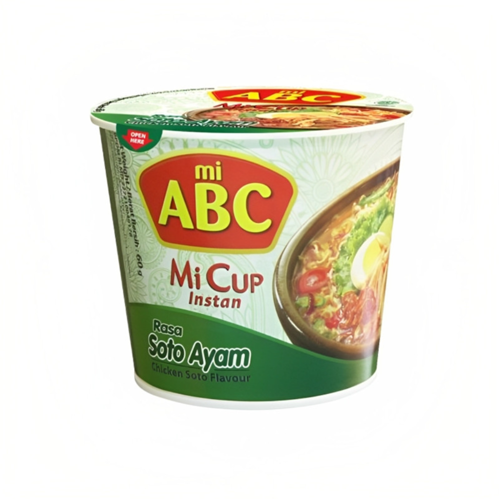 Лапша быстрого приготовления Mi ABC со вкусом куриного шашлыка 60 г, Индонезия