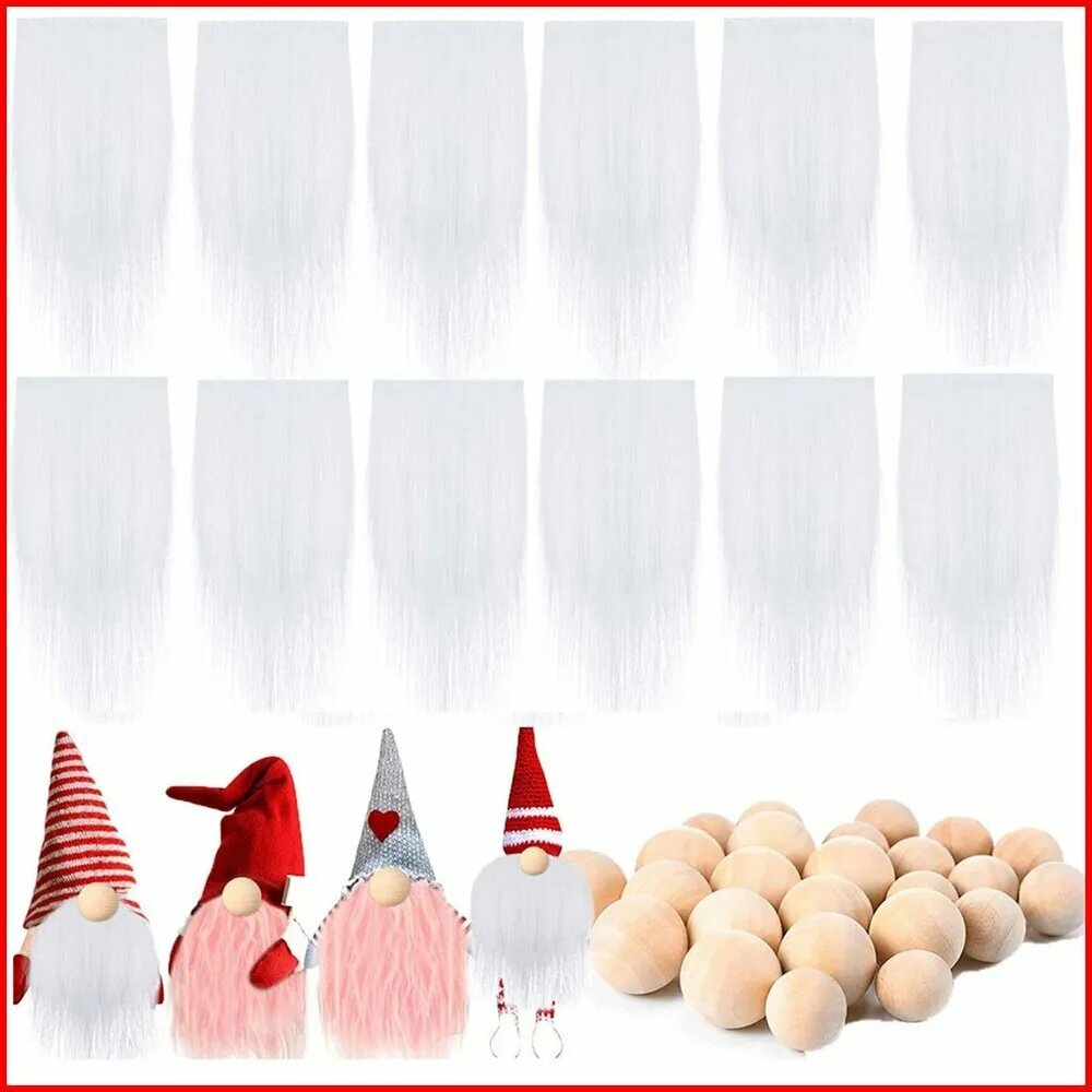 12 шт. Борода гнома из воздушных шаров своими руками на Рождество. Подарок ко Дню Святого Патрика, декор для дома