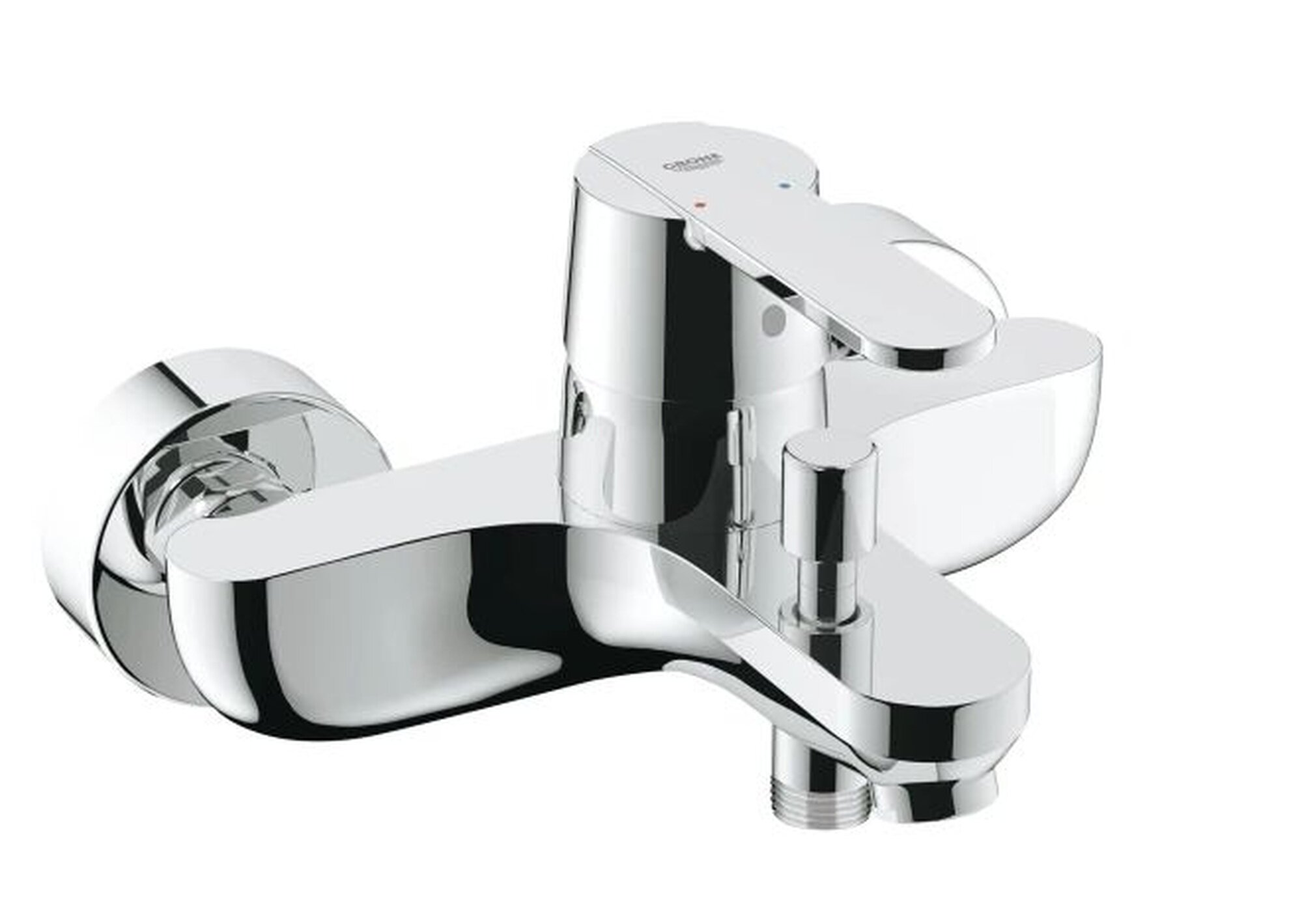 Смеситель для ванны Grohe Get 32887000, настенный, металлический рычаг, хром