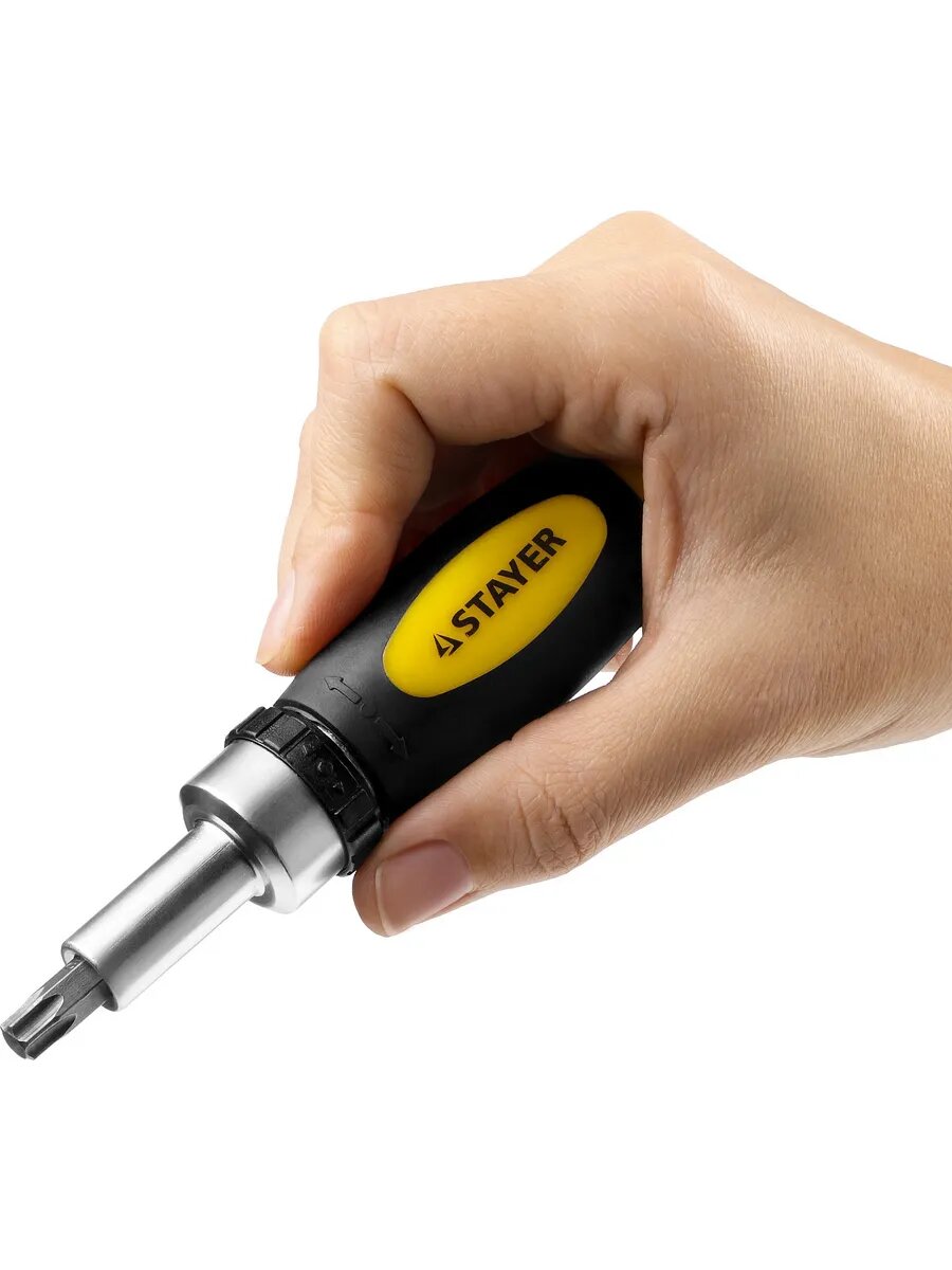 Compact-38, 38 предм, реверсивная отвертка с насадками