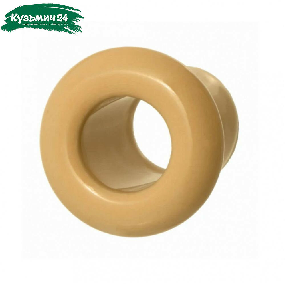 Втулка изолирующая Bironi R1-651-019-32, проход через стену, ришелье, керамика, песочное золото