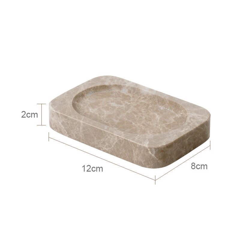 Подставка для мыла из мрамора Emperador, Soap Dish A