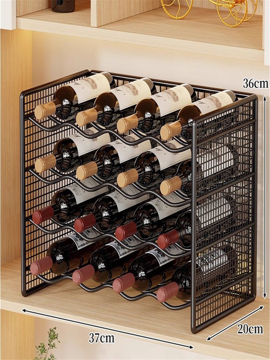 Премиальный роскошный стеллаж для вин: стеллаж для хранения вина, эксклюзивный декоративный стеллаж для вин