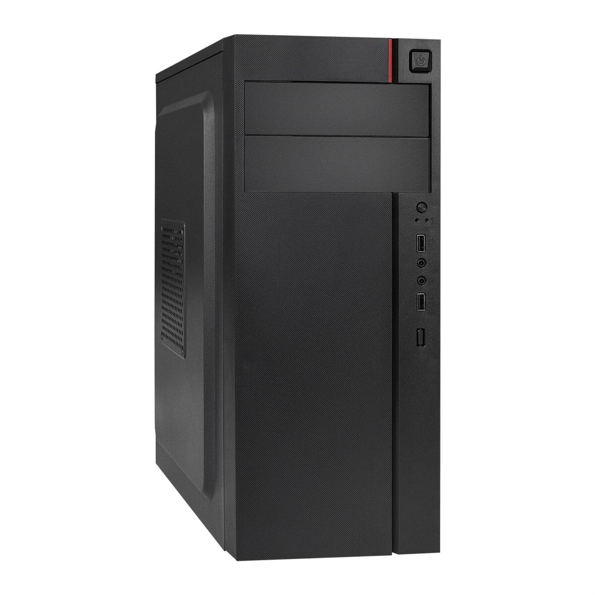Корпус Miditower ExeGate AA-440-AA450 (ATX, AA450 8 см, 2*USB, аудио)