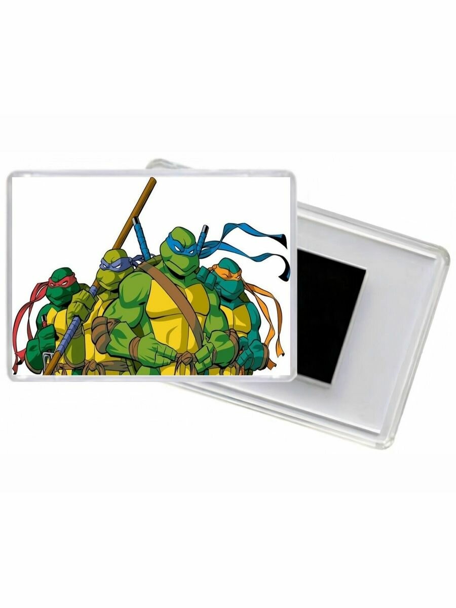 Магнит на холодильник Черепашки ниндзя Turtles 7.8*5.2см