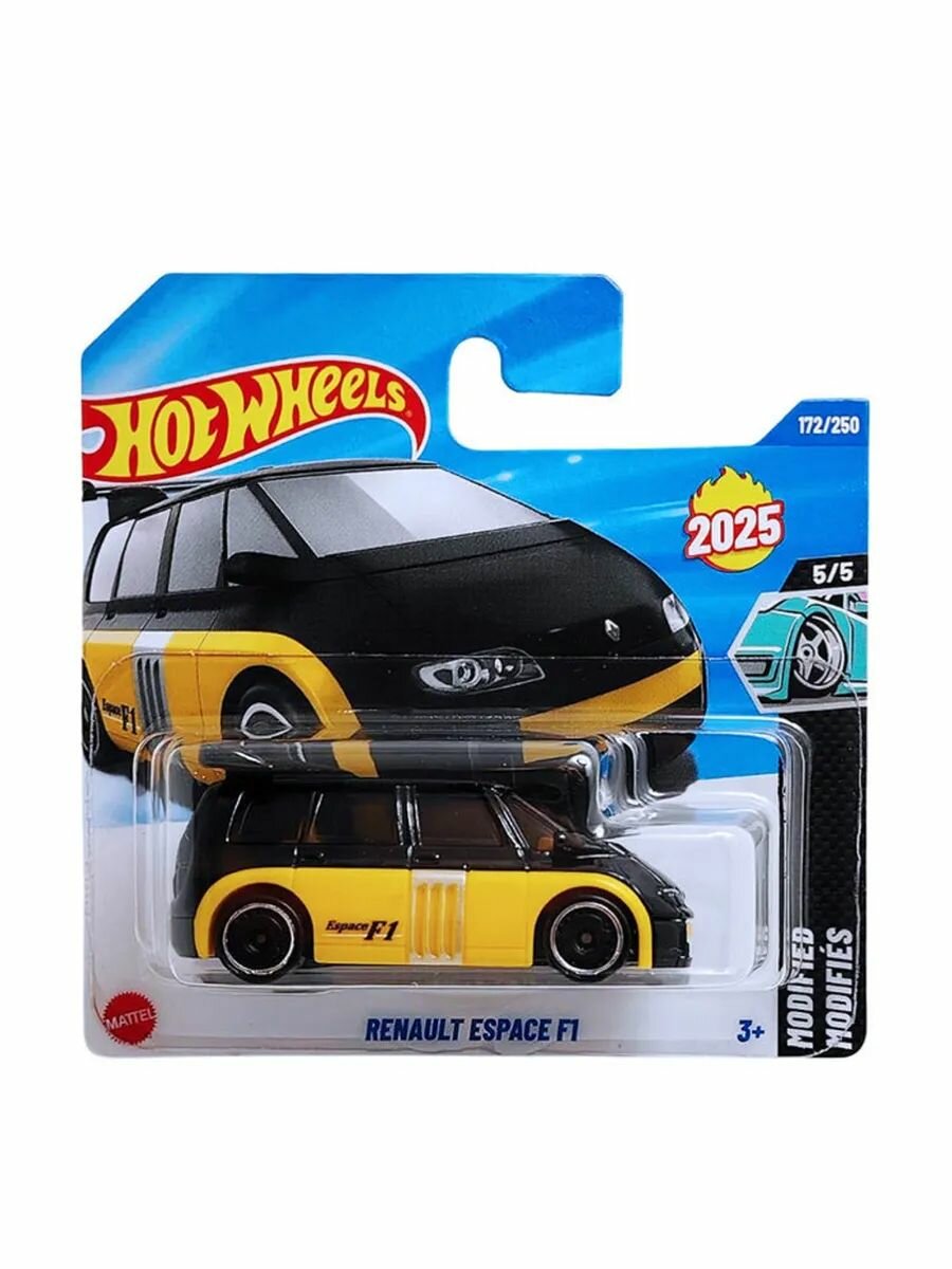 JBB76 Hot Wheels машинка металлическая игрушка коллекционная масштабная модель Renault Espace F1 кейс 2025