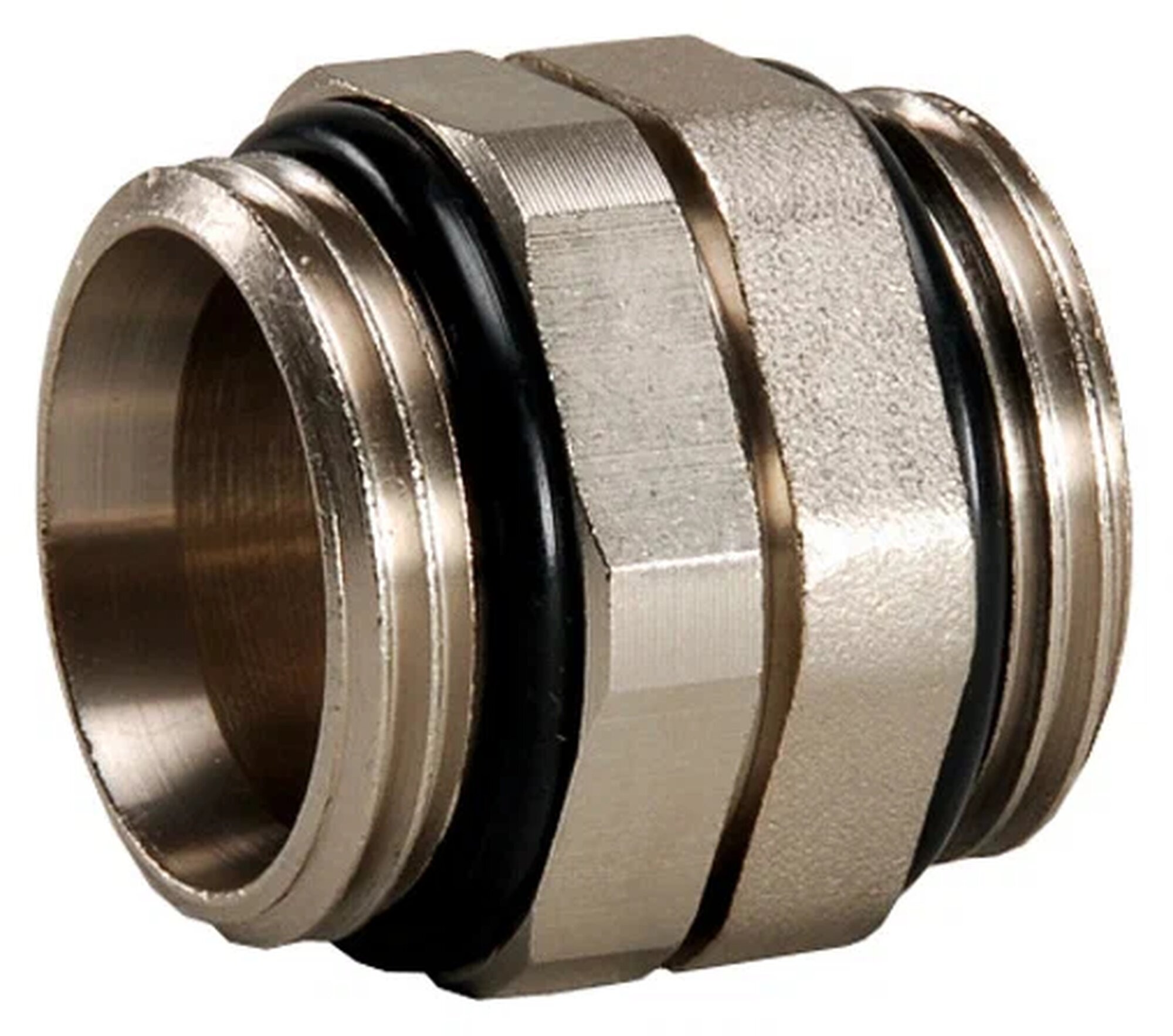 Ниппель сдвоенный 1"НР с уплотнительным кольцом, для свободного соединения TIM арт. M313-44