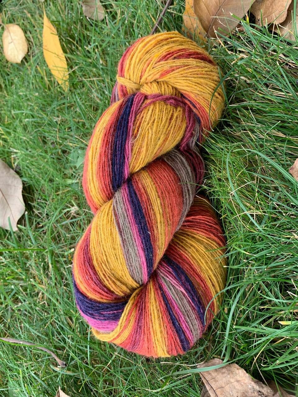 Пряжа Дундага 6/1 multicolor О-42 185грамм