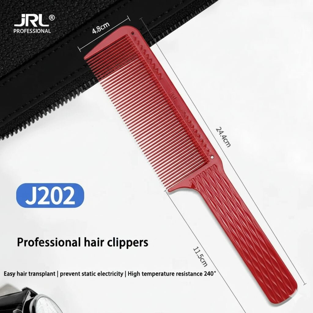 JRL Гребень для работы с машинкой, с утюжком 244мм