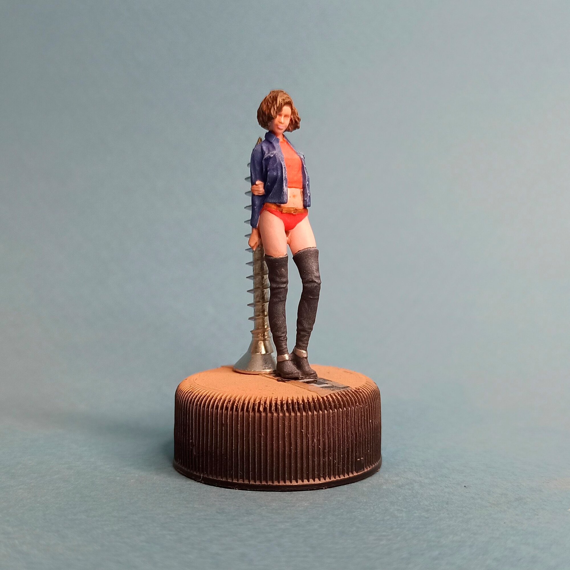 Путана. Миниатюра в масштабе 1/43. Расписанная (окрашенная).