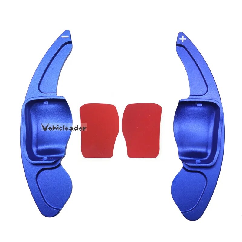 2 шт, Рычажные переключатели на руль для VW Tiguan Golf 6 MK5 MK6 Jetta GTI R20 R36 6R CC Scirocco Blue