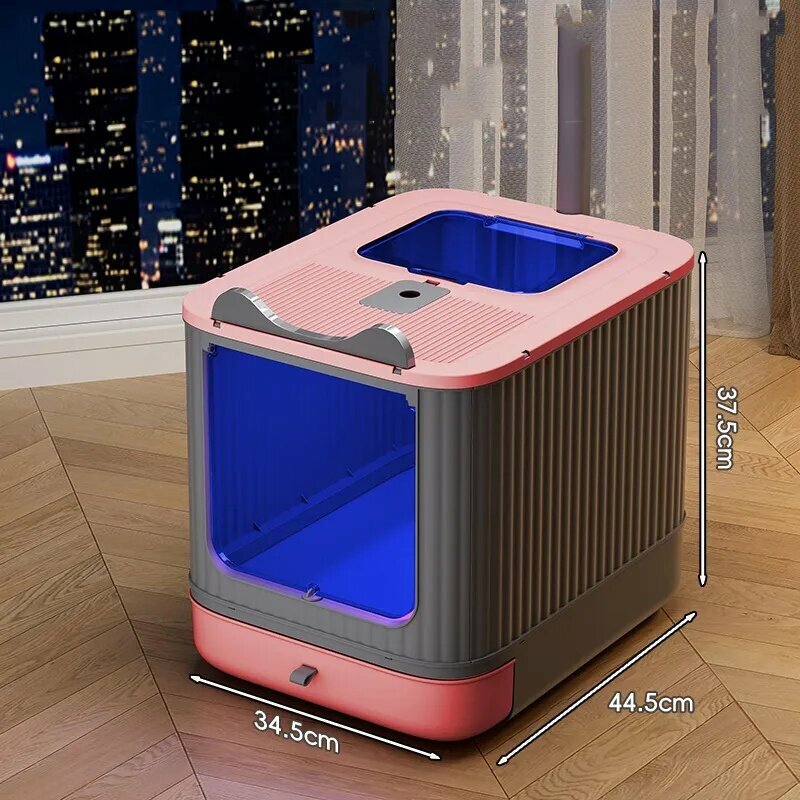 Кошачий песочный бассейн, большой, полностью закрытый кошачий песочный бассейн, складной ящик