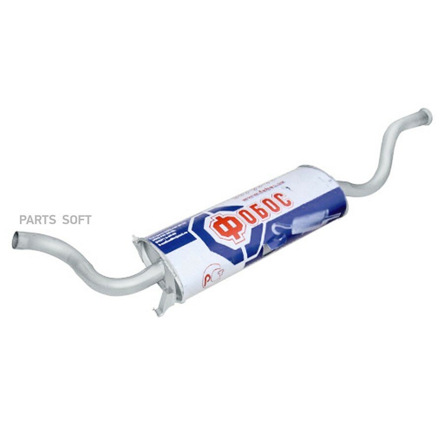 Глушитель 2114 Фобос закатной от официального дистрибьютора, FOBOS, артикул 30816