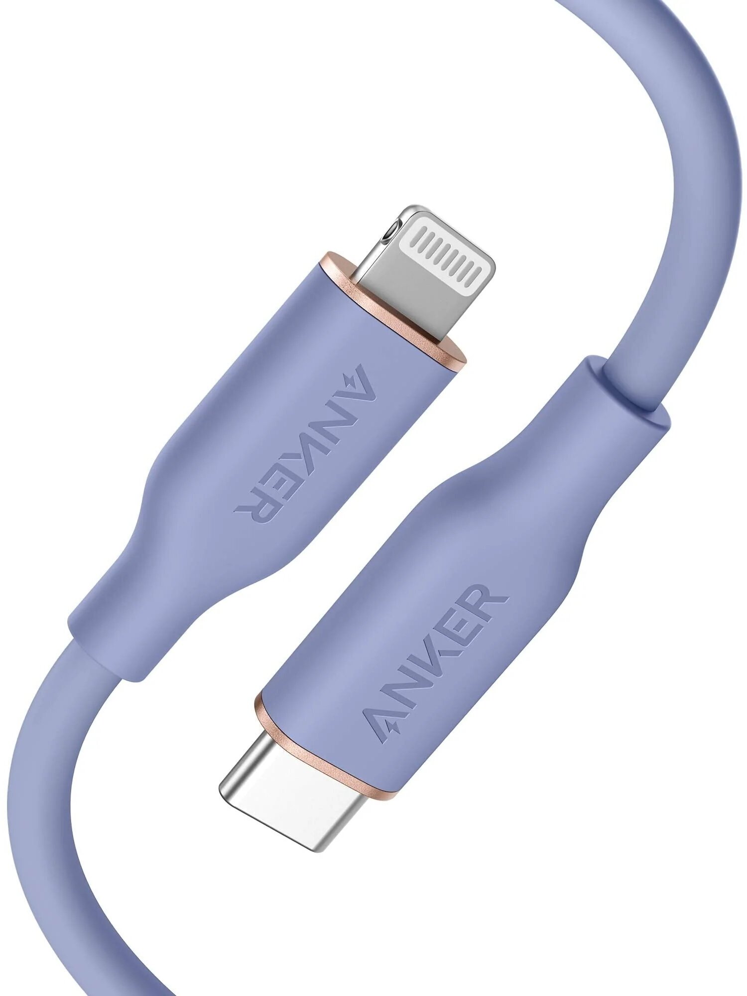 Кабель Anker 641 PowerLine III USB-C to Lightning Cable 0.9m (Purple)