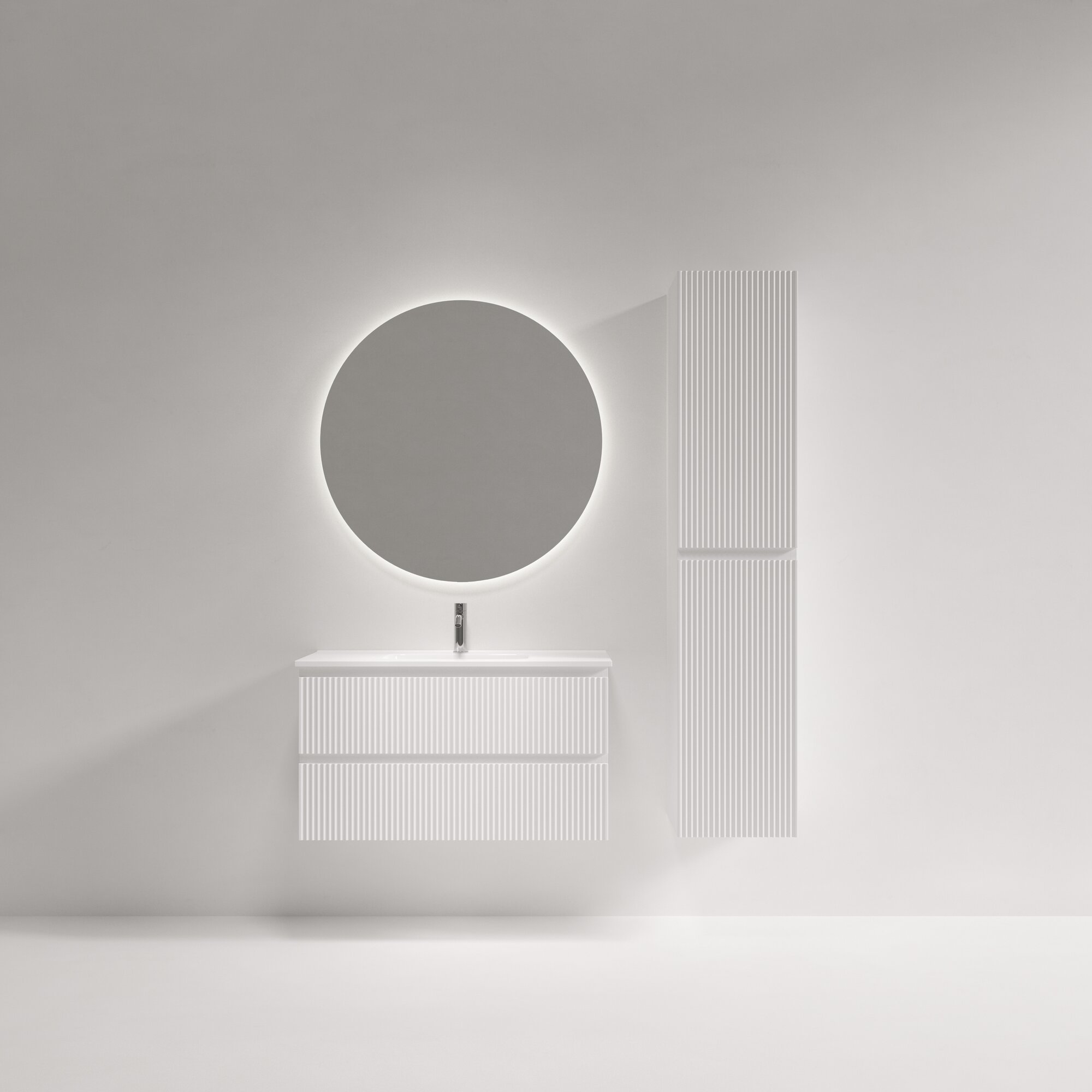 Мебель для ванной комнаты Sancos SNOB R 90 см SNR90/39W Bianco