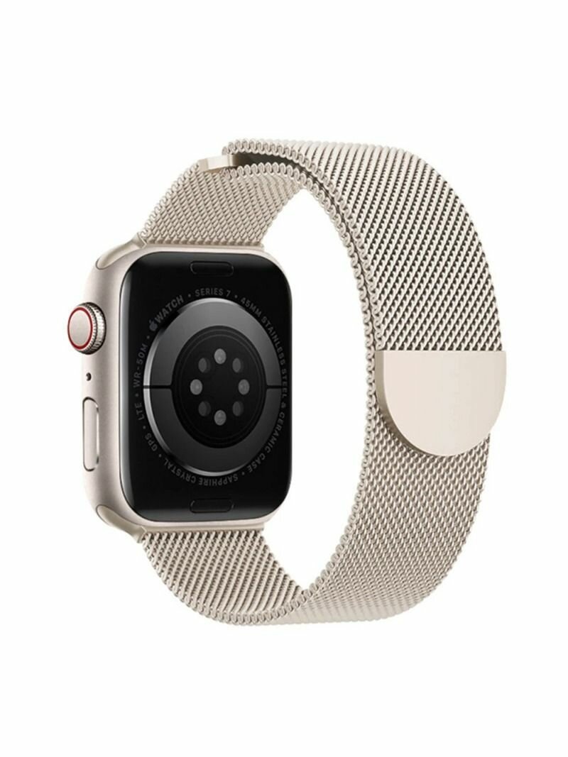 Магнитный Миланский ремень для Apple Watch 11/10 46 мм 42 мм Ультра 3 2 49 мм Браслет для iWatch 9 8 44мм 45мм 40 41мм