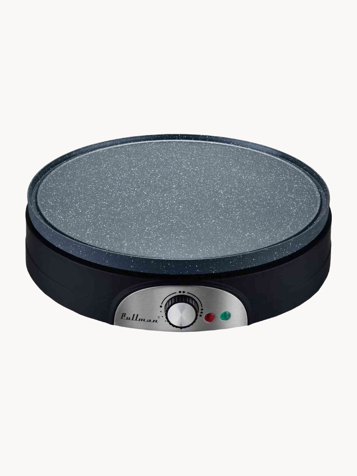 Блинница Pullman PL-1161 с двухсторонней панелью 2 в 1, 1500 Вт, диаметр 37 см на 1 блин, 11 см на 7 оладий, керамическое антипригарное покрытие