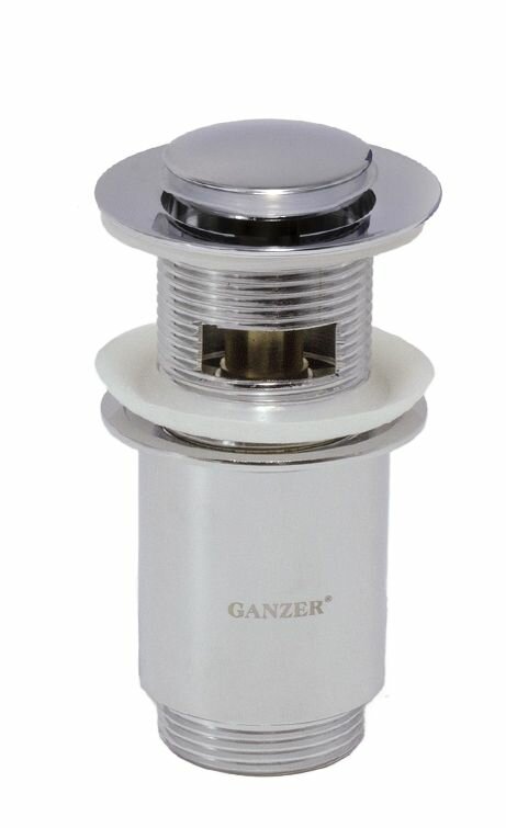 Донный клапан с переливом GANZER F-5 кругый GZ5705(F-5)