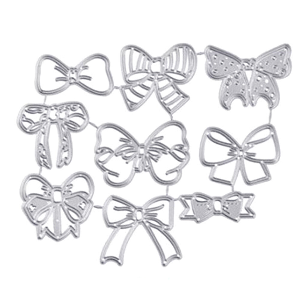 Бант Для Резки Металла Умирает Трафарет Для Скрапбукинга DIY Альбом Штамп Бумажная Открытка Тиснение