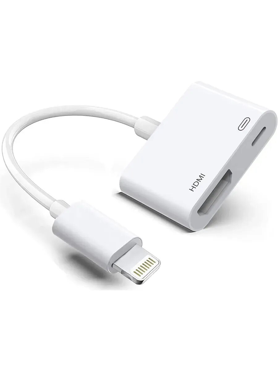 Цифровой AV-адаптер Lightning, iPhone HDMI для подключения