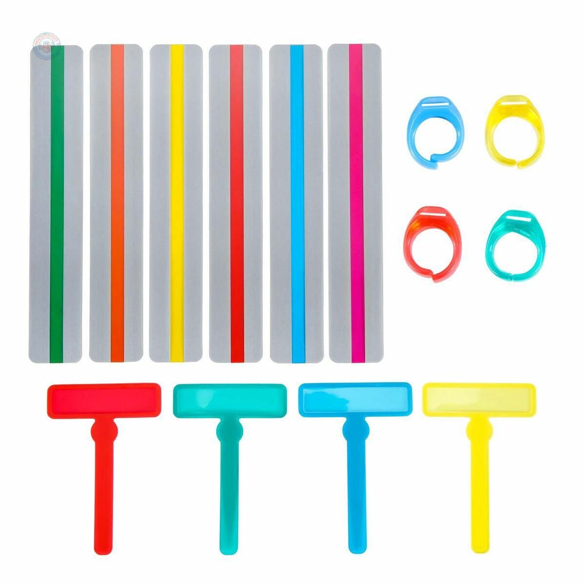 Набор из 14 полосок и трекеров для чтения, цветные направляющие для детей и взрослых с дислексией, многоразовые пластиковые инструменты для развития навыков чтения