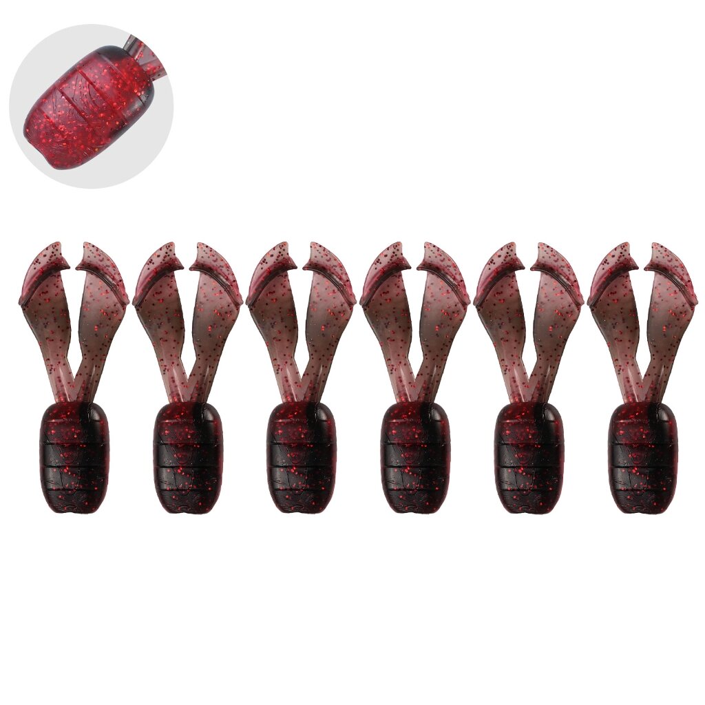 6 лотков реалистичных пластиковых рыболовных приманок для засолки, с естественным плавательным действием, легкий вес для ловли окуней