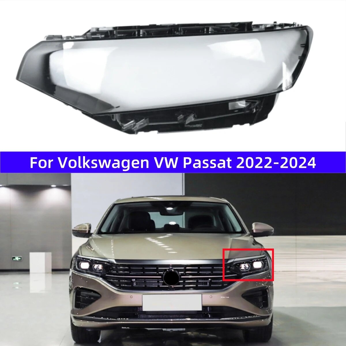 Пара передних фар VW Passat 2022-2024, Left-B