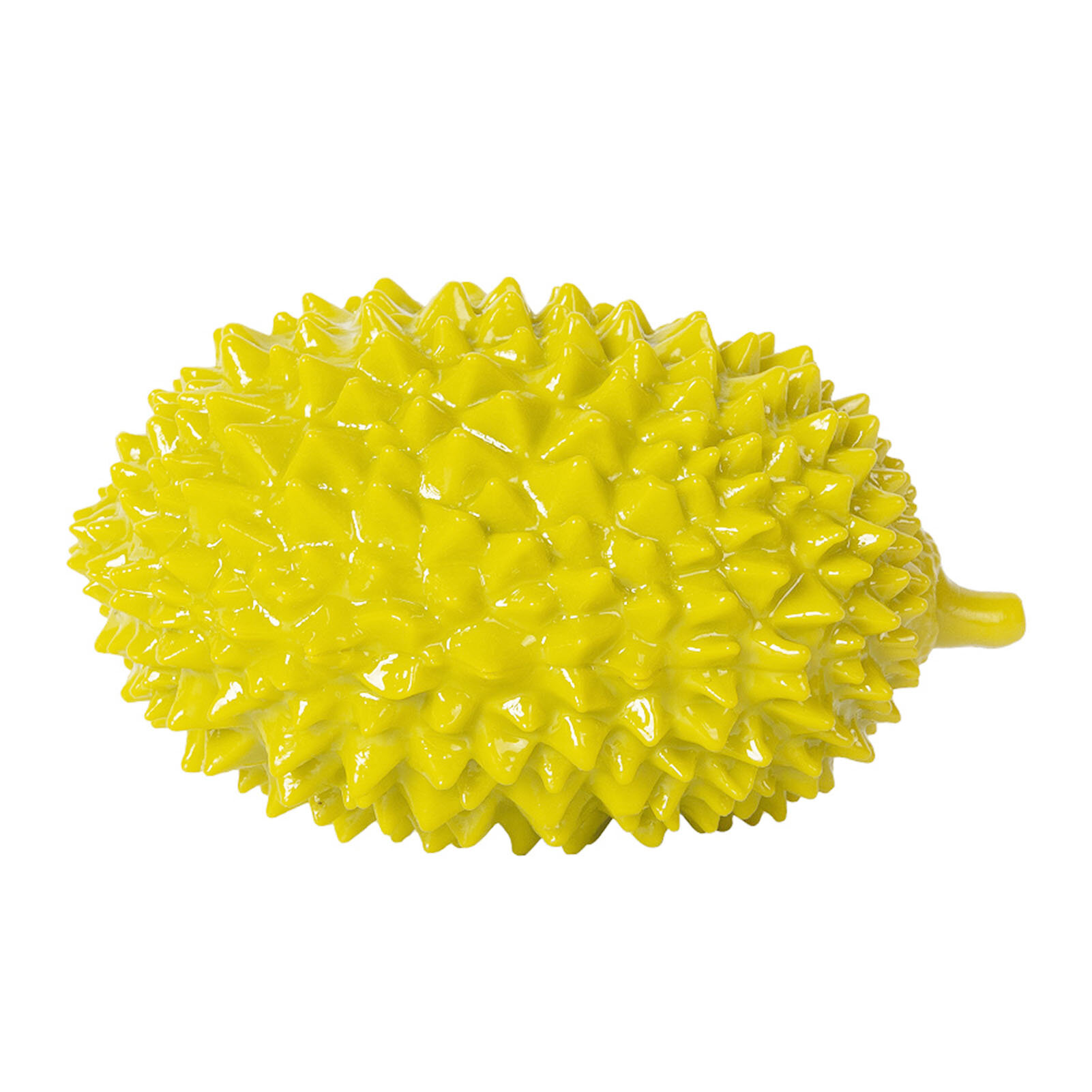 Durian Dog Squeaky Toys Simulation Shape Bite Resistant Interactive Toy for Chewing Teeth Grinding