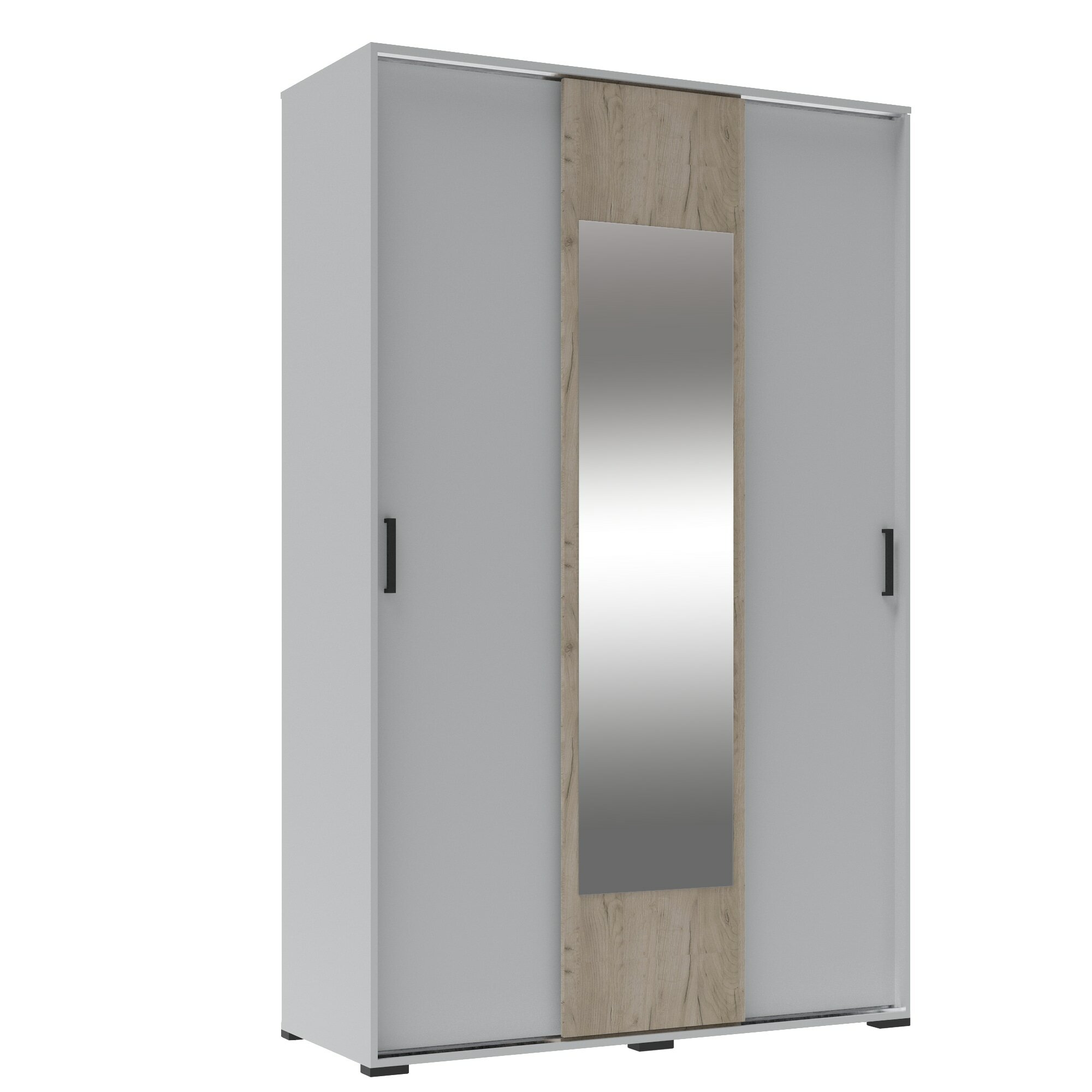Спальня Лючия шкаф-купе камень серый/дуб крафт серый (Микон)