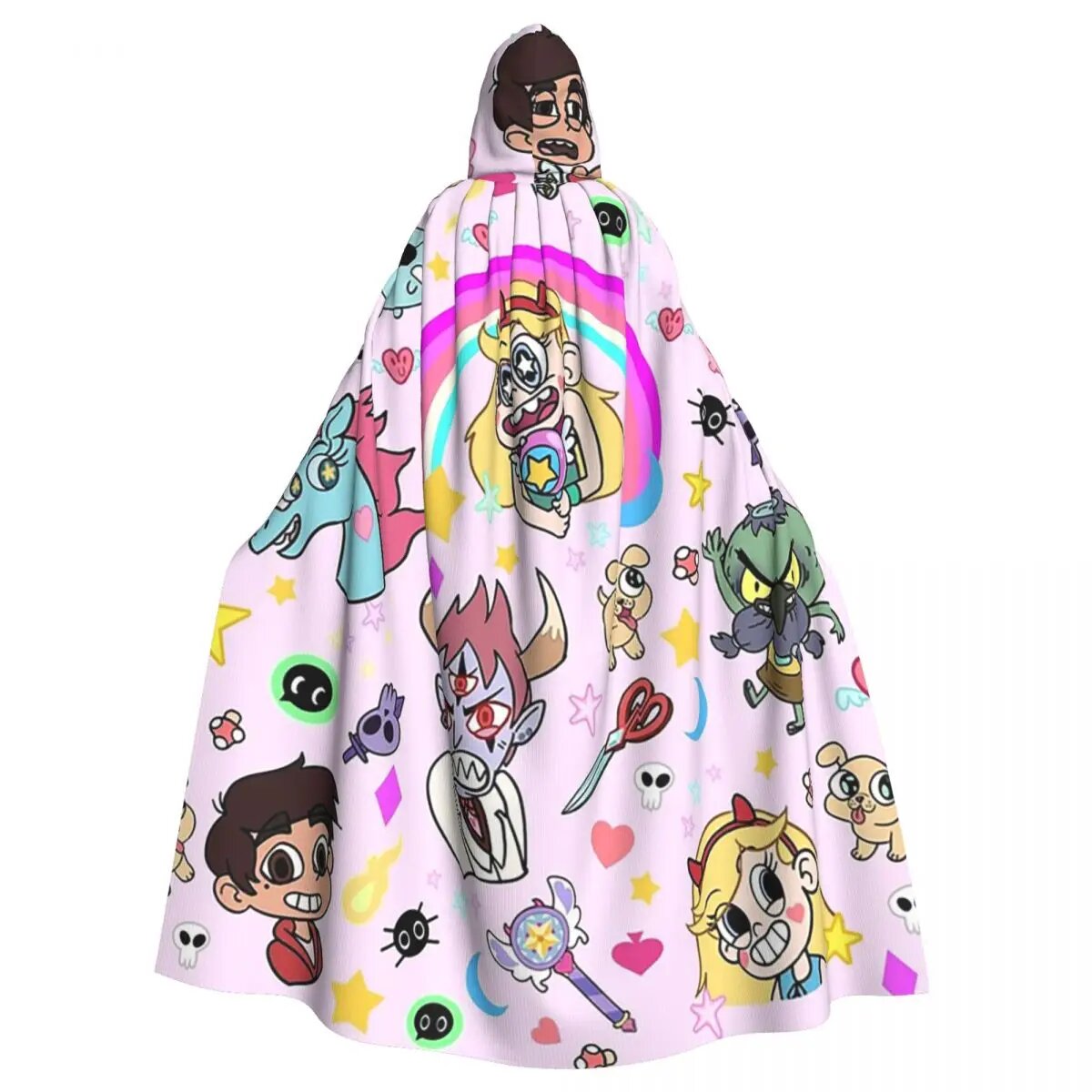 Костюм ведьмы Star VS The Forces Of Evil, плащ, полиэстер