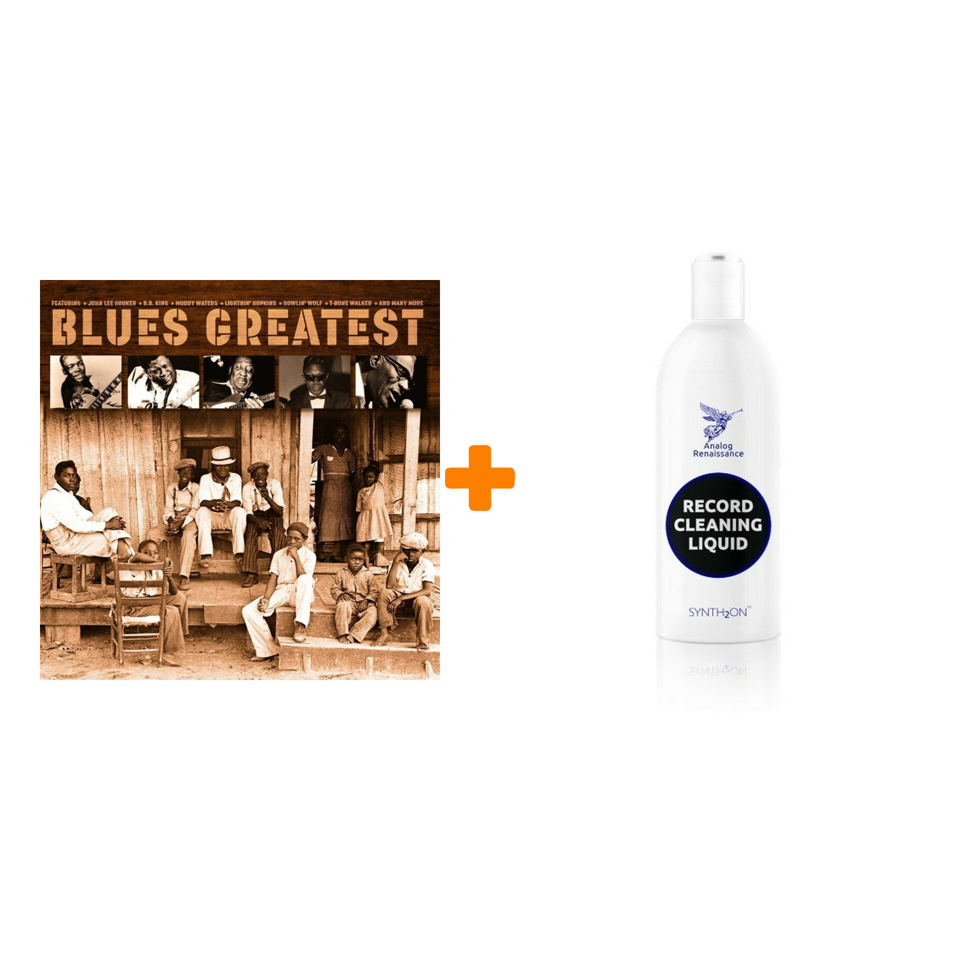 V/A Blues Greatest LP + Жидкость моющая для чистки винила