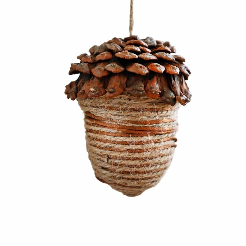 Деревянная подвеска из большой сосновой шишки-подвеска шишки 11 см