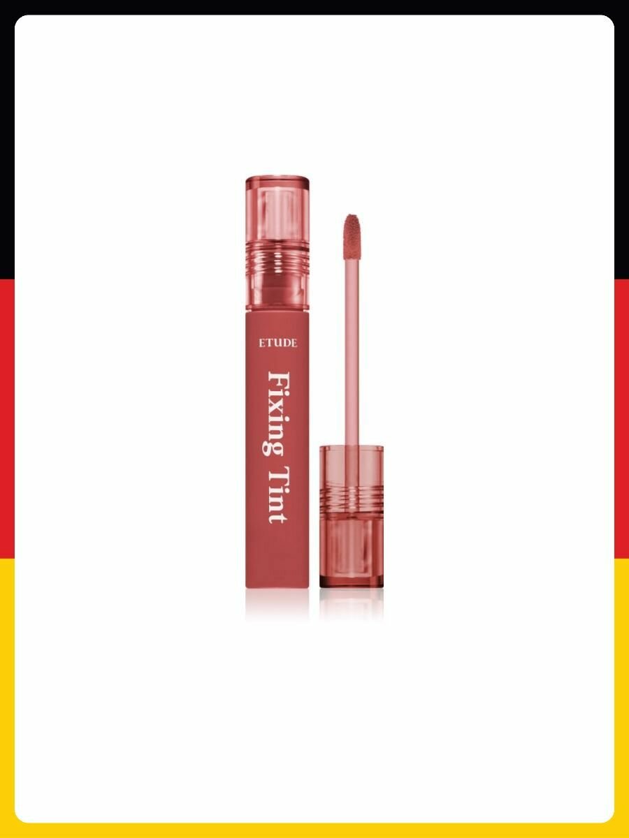 Тинт для губ Etude Fixing Tint long-lasting lipstick with mattifying effect 06 Soft Walnut, 4 г